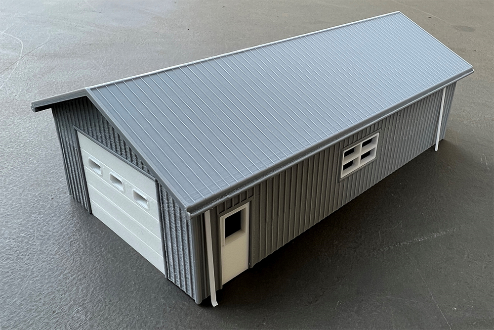 HO Scale Model Railroad RV Garage/Machine Shop/Shed/Farm Building ...