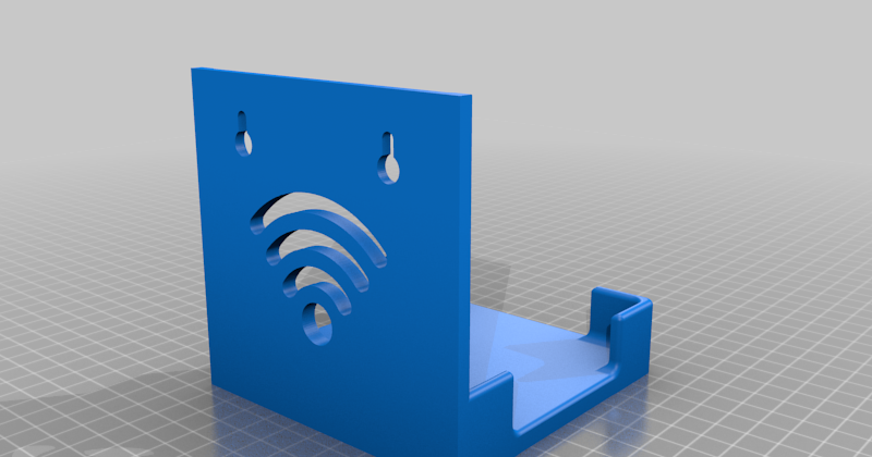 Amplifi HD router wall mount by edcdadstuff | Download free STL model ...