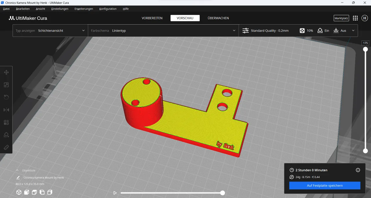 Ctronics Camera Mount by Henrik Kamper | Download free STL model ...