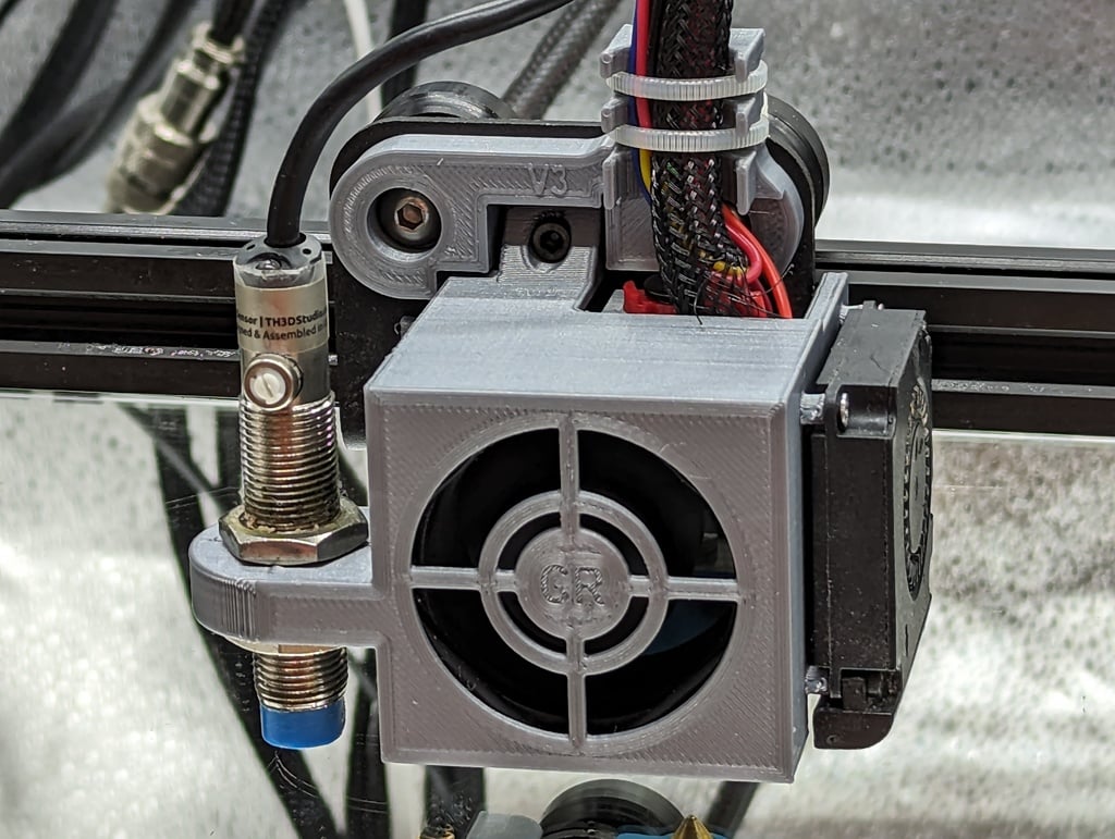 Creality Hot End Cover with 20mm Fan & TH3D ABL Sensor by Brett Norman ...