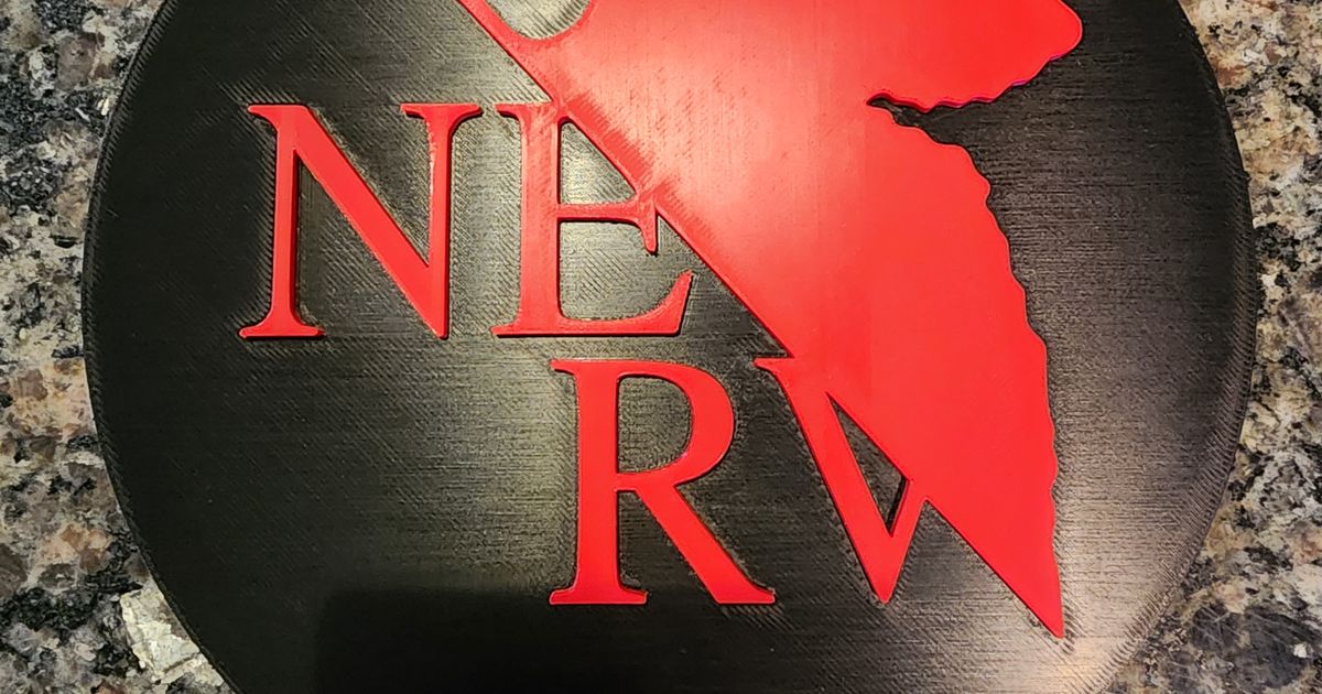 NERV Logo by Paul | Download free STL model | Printables.com