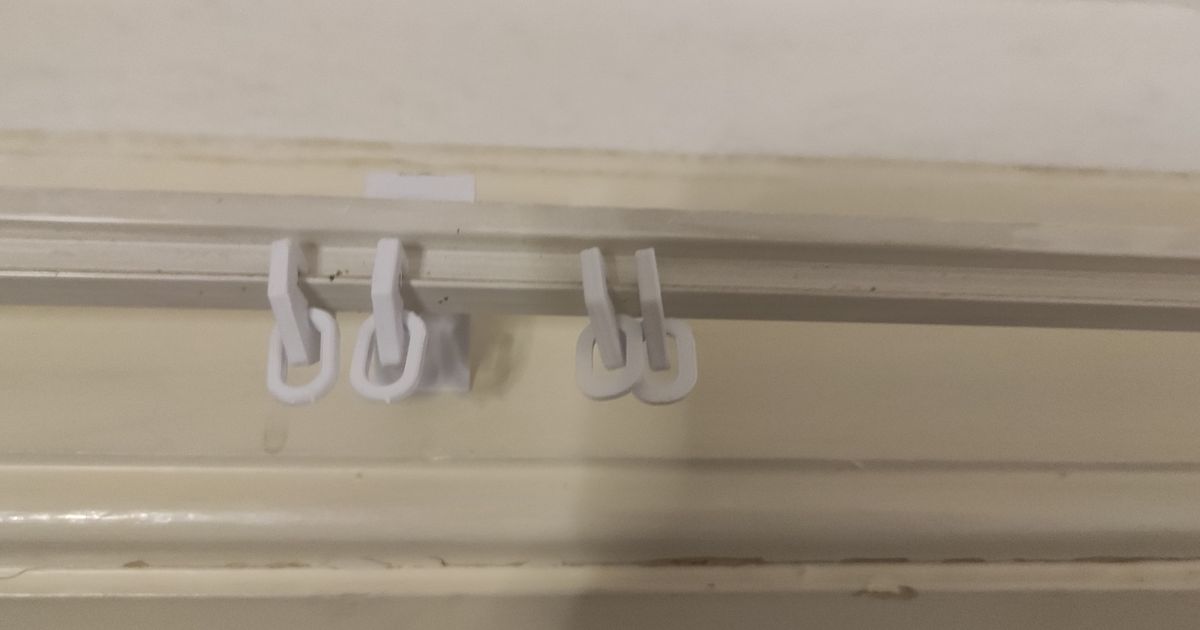 Curtain track replacement wall mounting, hooks and loops by hvdzasaur ...