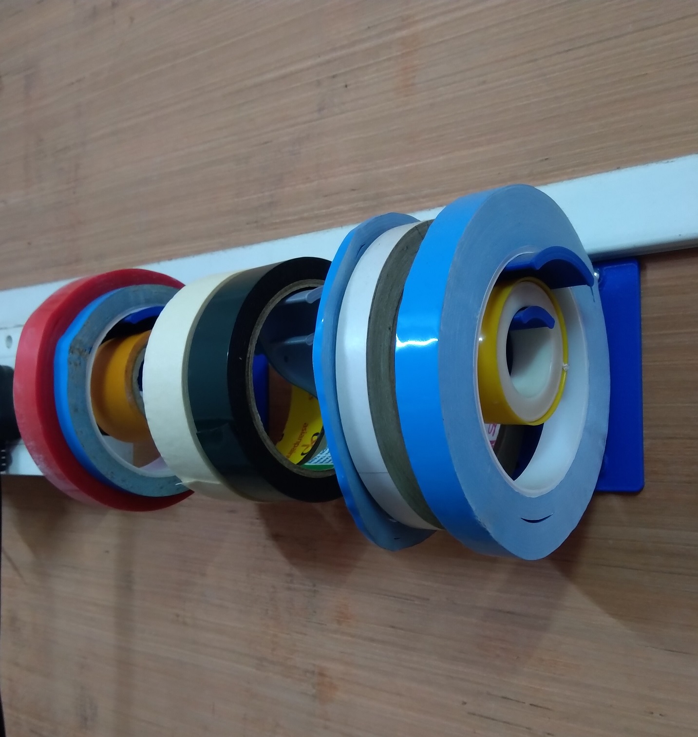 Tape Organizer Wall Mounted by saurocksall | Download free STL model ...