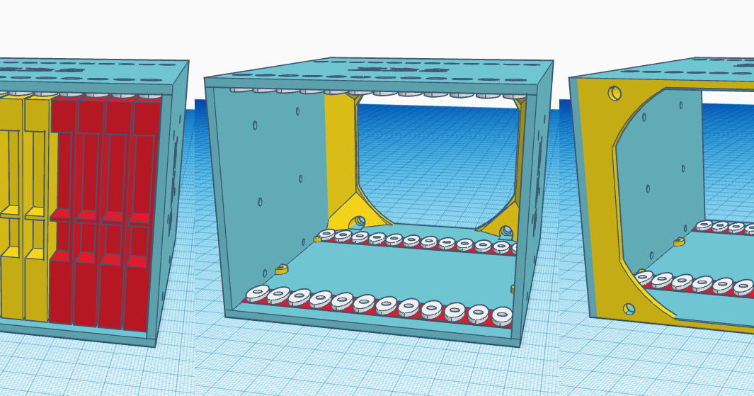 3x3.5 HDD Harddrive to 12x2.5 SSD by Eric B. Smith | Download free STL ...