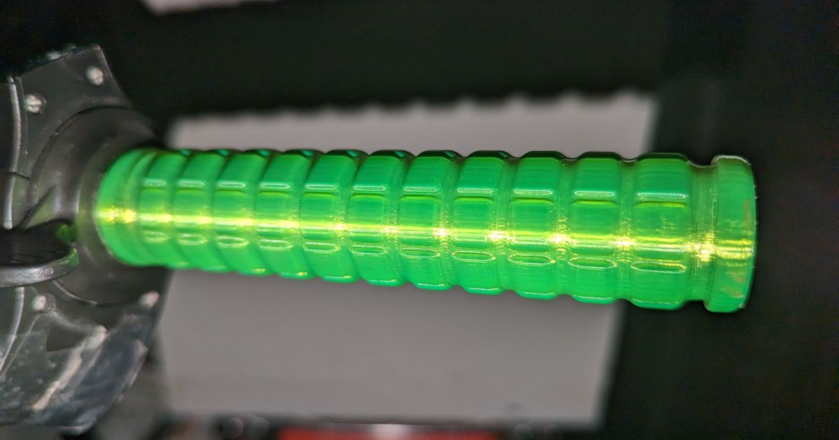 Wide Wheel Handle Grip by Quadamoose | Download free STL model ...