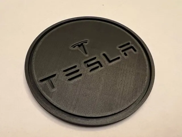 Tesla Drink Coaster - Cup Holder by Chad Birchem | Download free STL ...