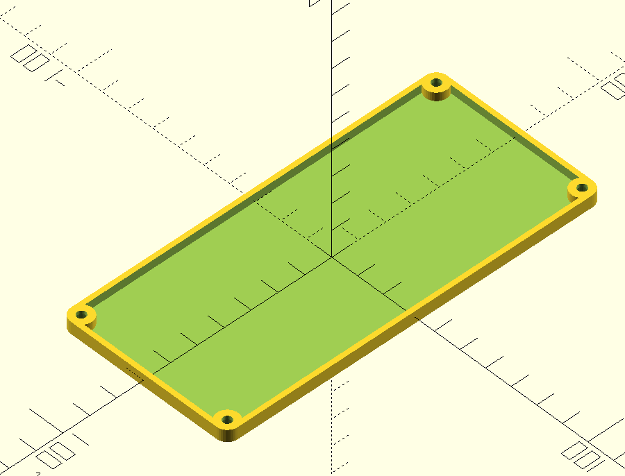 Generic Box Template for personal projects in OpenSCAD by M.J. Caboose ...