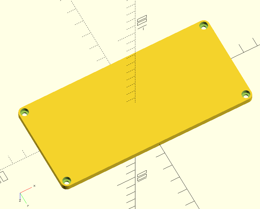 Generic Box Template for personal projects in OpenSCAD by M.J. Caboose ...