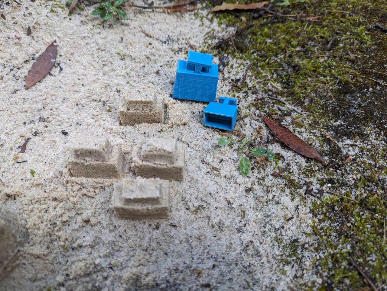 Sand castle crenel mold by Bogomips | Download free STL model ...