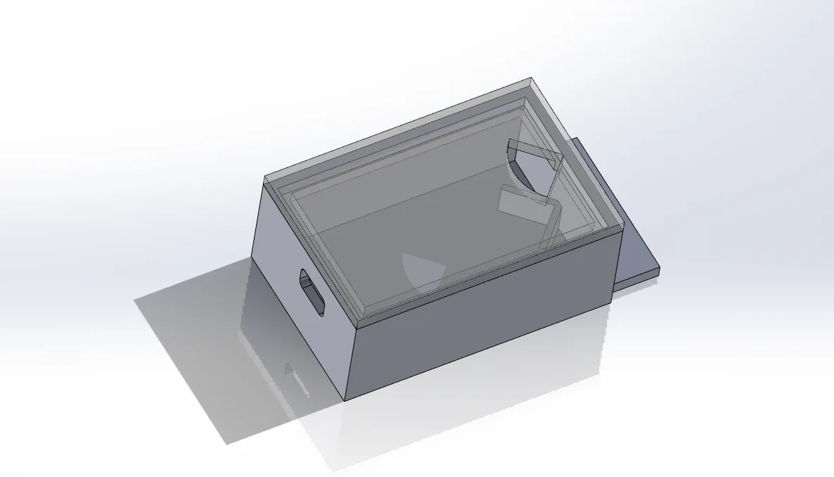 The triangular-profiled ESP32 enclosure with WS2811 LED strip. by Șipoș ...