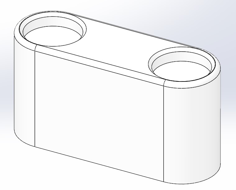 Simple fast spacer for the glass cover [Bambu Lab P1S/X1/ X1C] by ...