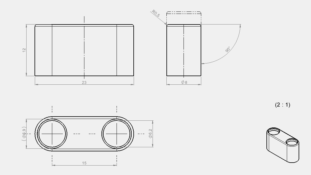 Simple fast spacer for the glass cover [Bambu Lab P1S/X1/ X1C] by ...