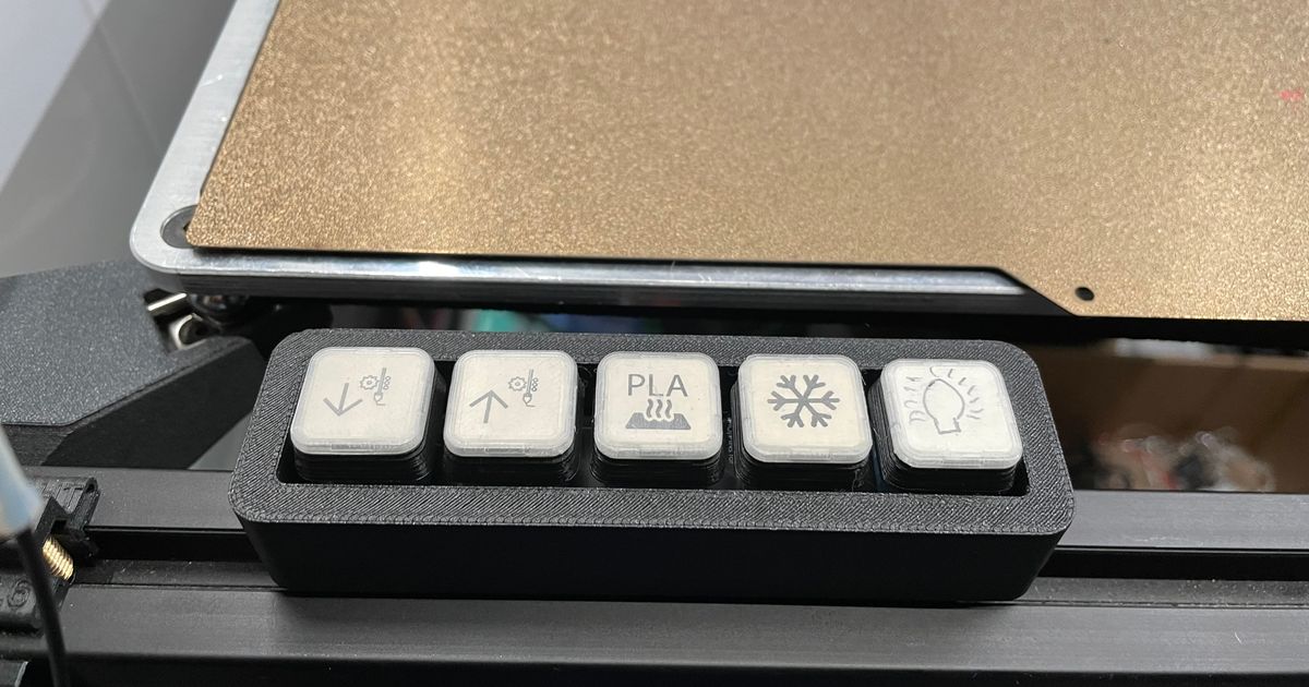 Klipper Keys Keyboard for 3030 and 2020 profiles by Technofrikus ...