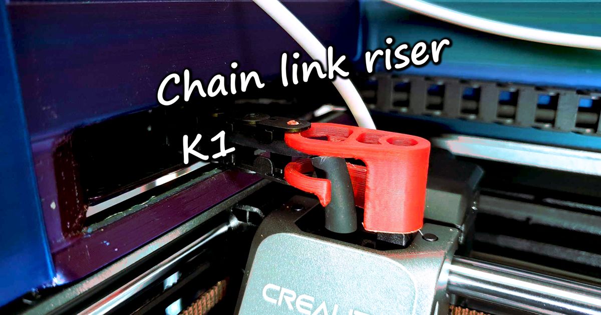 Chain link for the creality K1 SPEEDBUMP by Noizie Works | Download ...