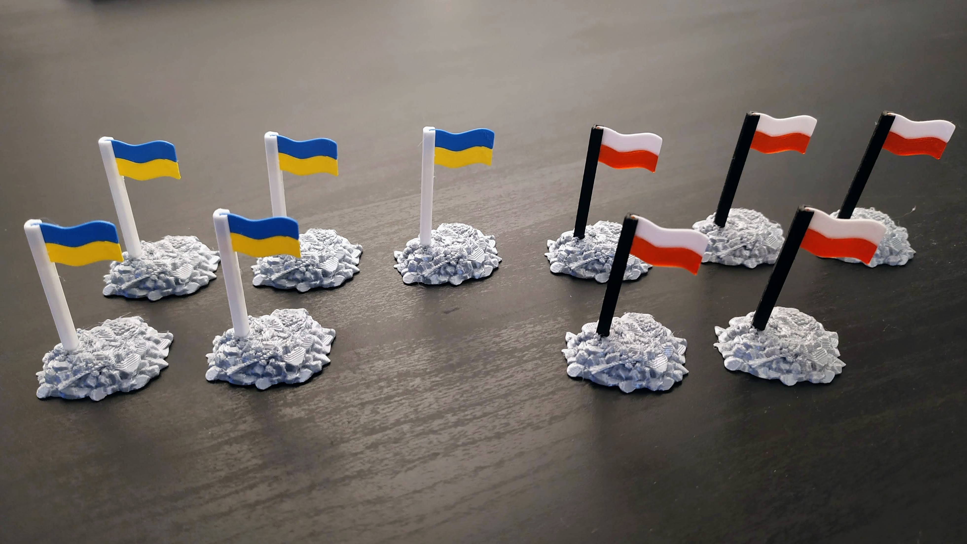 Flags for Battle Line (board game) by DrK | Download free STL model ...