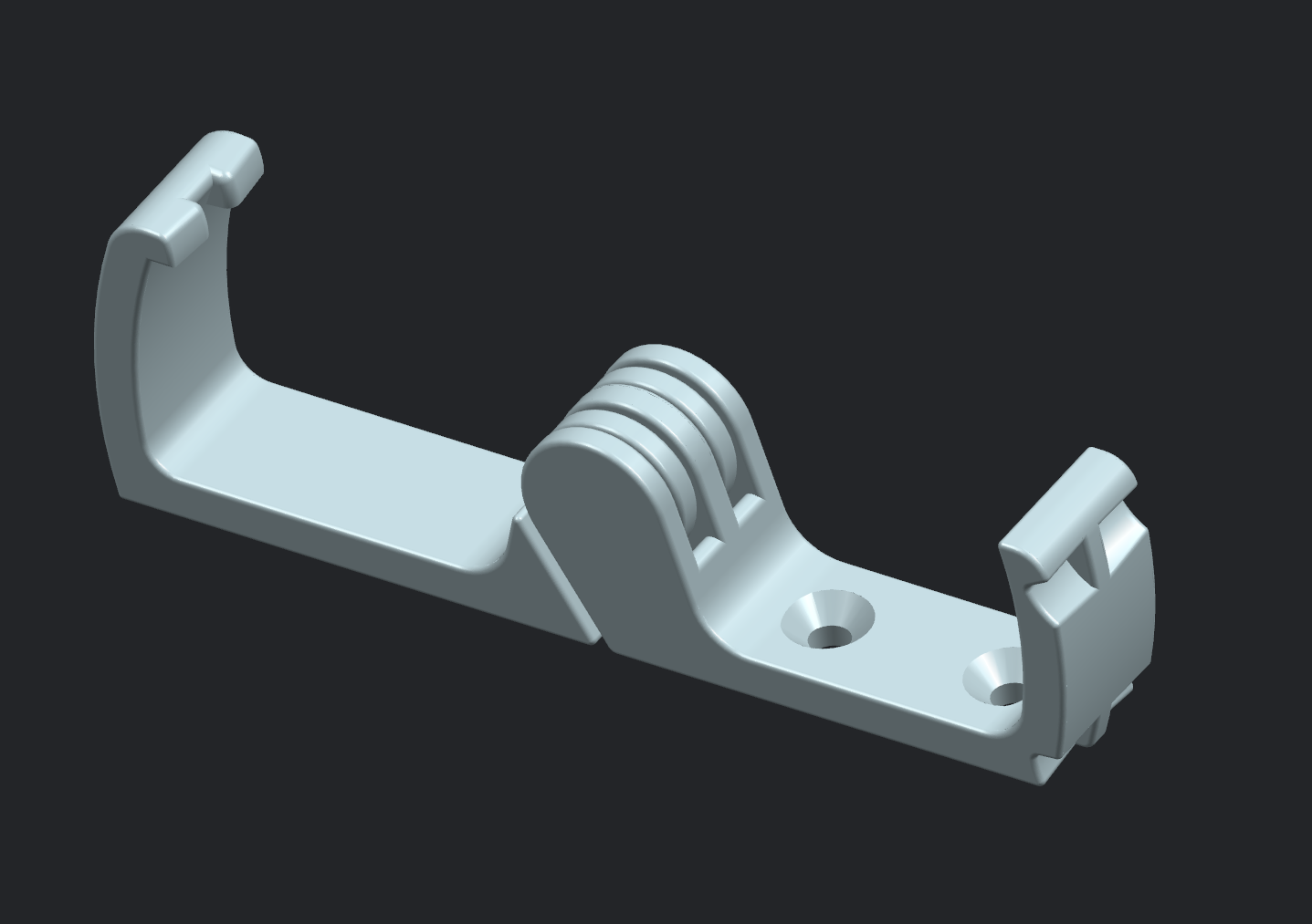 Print in place cable organizer by Hybridkunst | Download free STL model | Printables.com