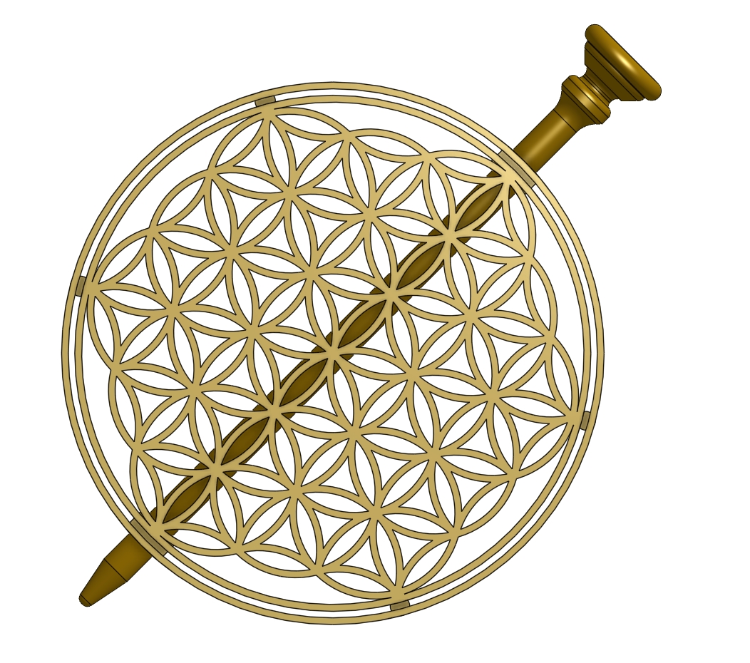 Flower of life , Kvet života by Marián | Download free STL model ...