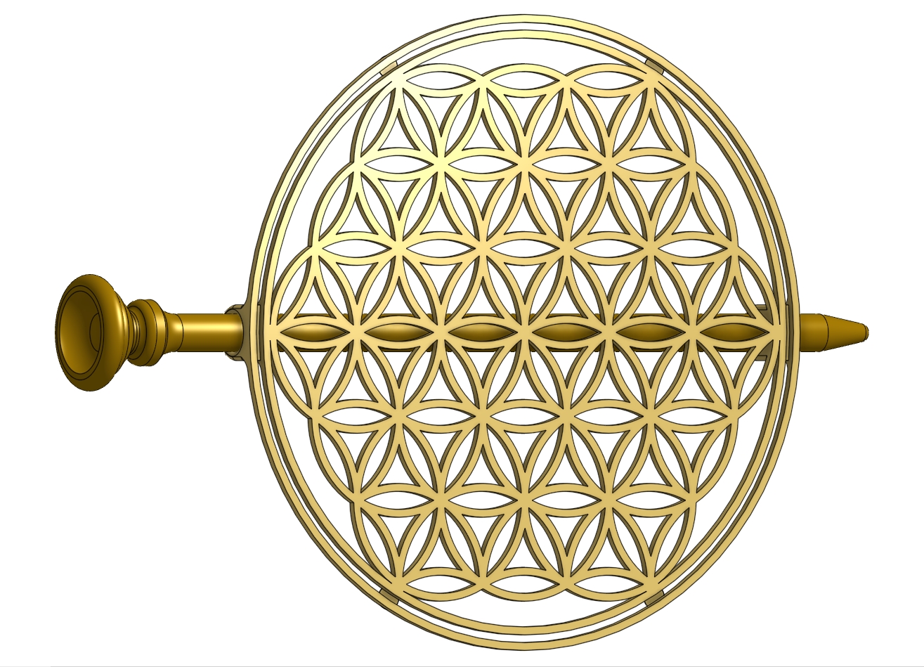 Flower of life , Kvet života by Marián | Download free STL model ...