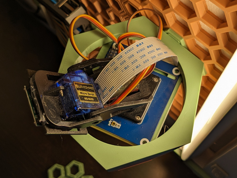 Hsw Raspberry Pi Pan Tilt Hat Holder By Frnktrgr Download Free Stl Model 