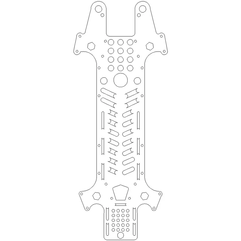 Frame_Top ImmersionRC Vortex by Ossilampe | Download free STL model ...