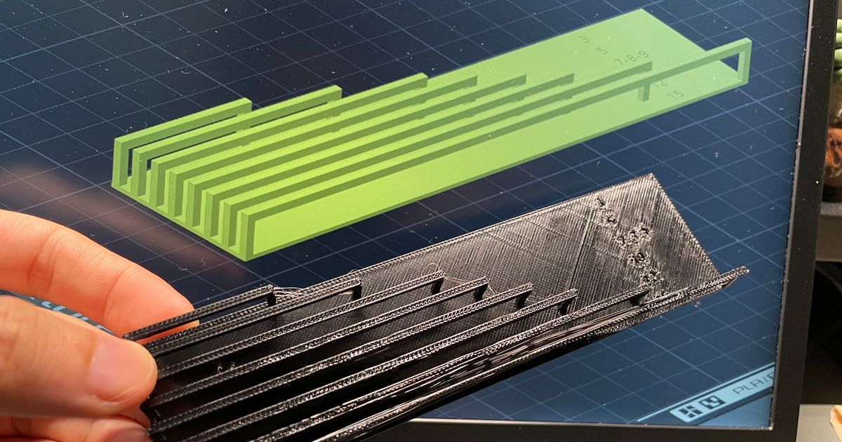 Bridge's length overhang test model 桥接长度测试模型 by Kalon | Download free ...