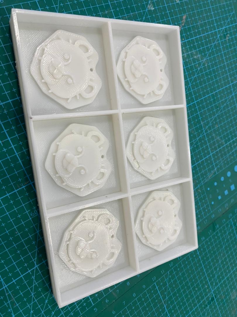 Lion Keychain Mold Set by H.Zentani | Download free STL model ...