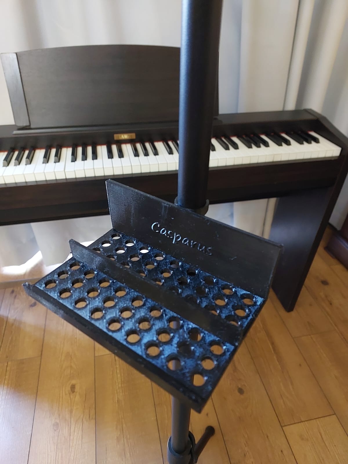 Small music stand shelf by Erika Bresler | Download free STL model ...