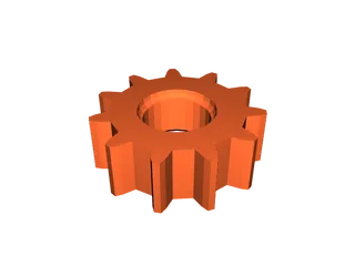 10 tooth gear by Gardensniper | Download free STL model | Printables.com