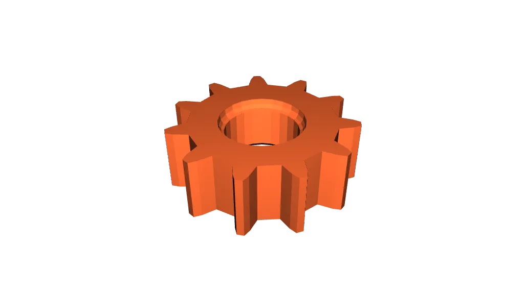 10 tooth gear by Gardensniper | Download free STL model | Printables.com