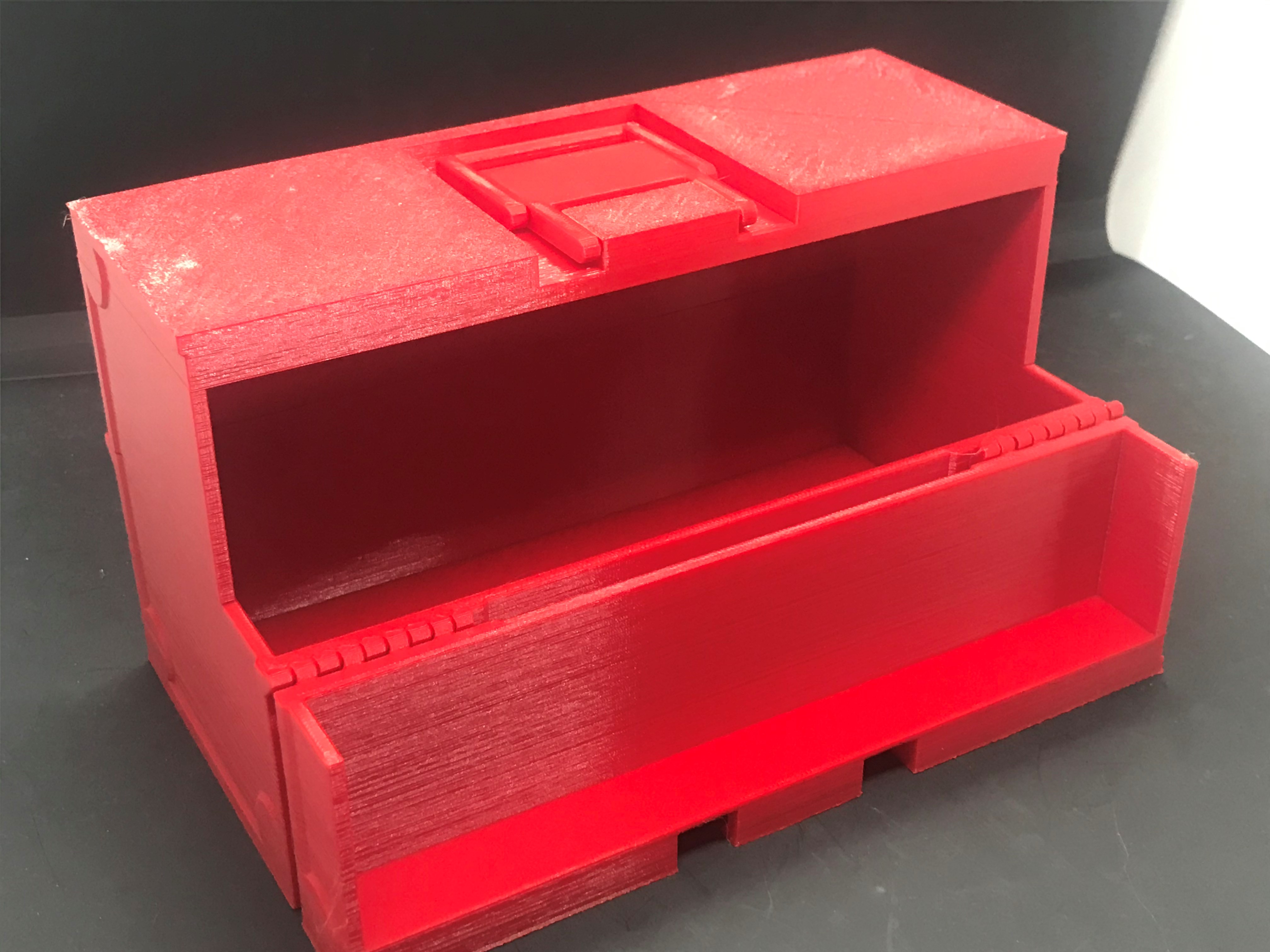 Parts Box with Print-in-Place Latch and Nameplates by actualSIZE ...