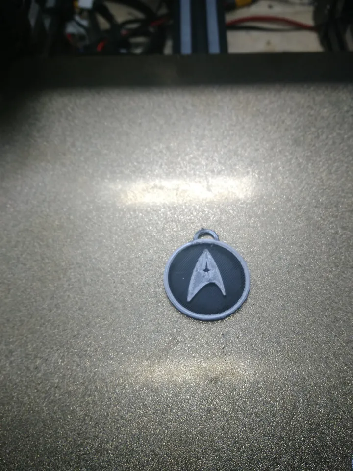 Star Trek Keychain by timmyneun | Download free STL model | Printables.com