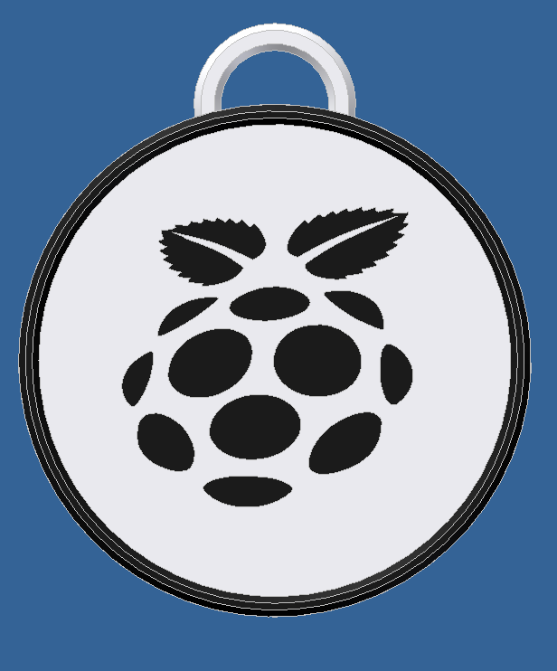 Raspberry Pi Keychain by timmyneun | Download free STL model ...