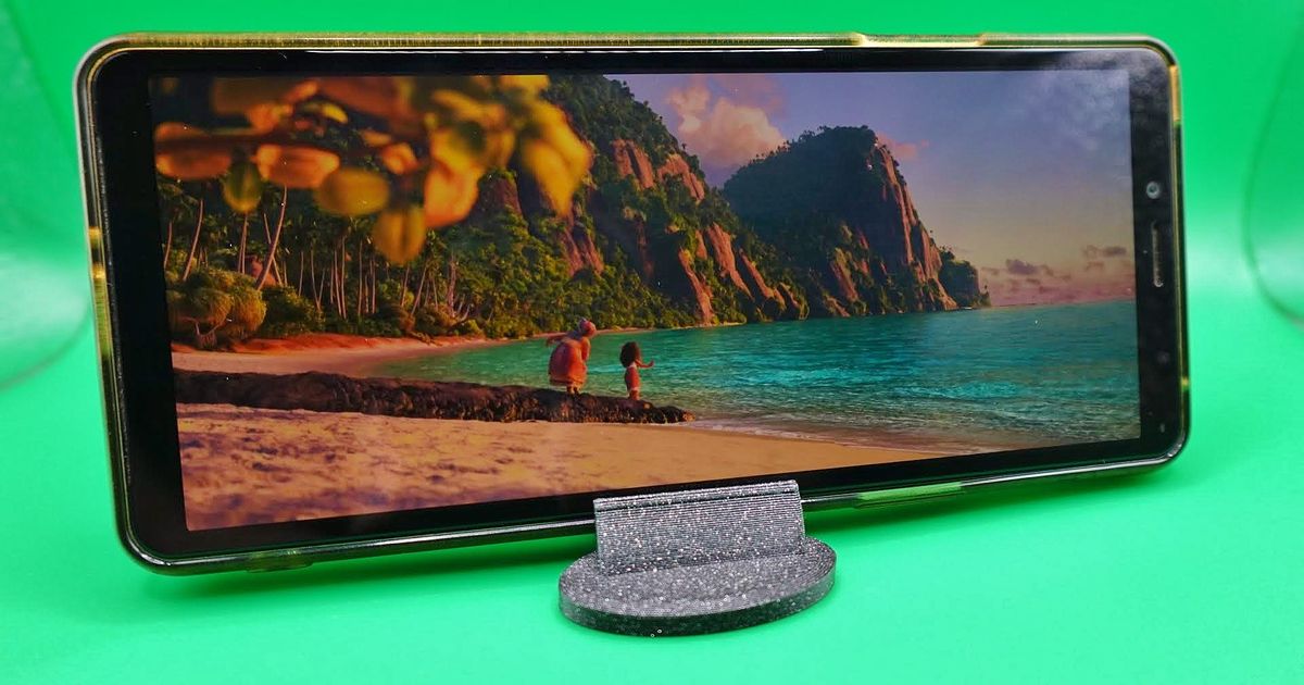 Mobile phone holder for watching movies by 3D PRINT | Download free STL ...