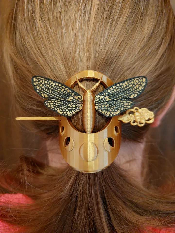 Moth Hair Pin by Macroglossum | Download free STL model | Printables.com