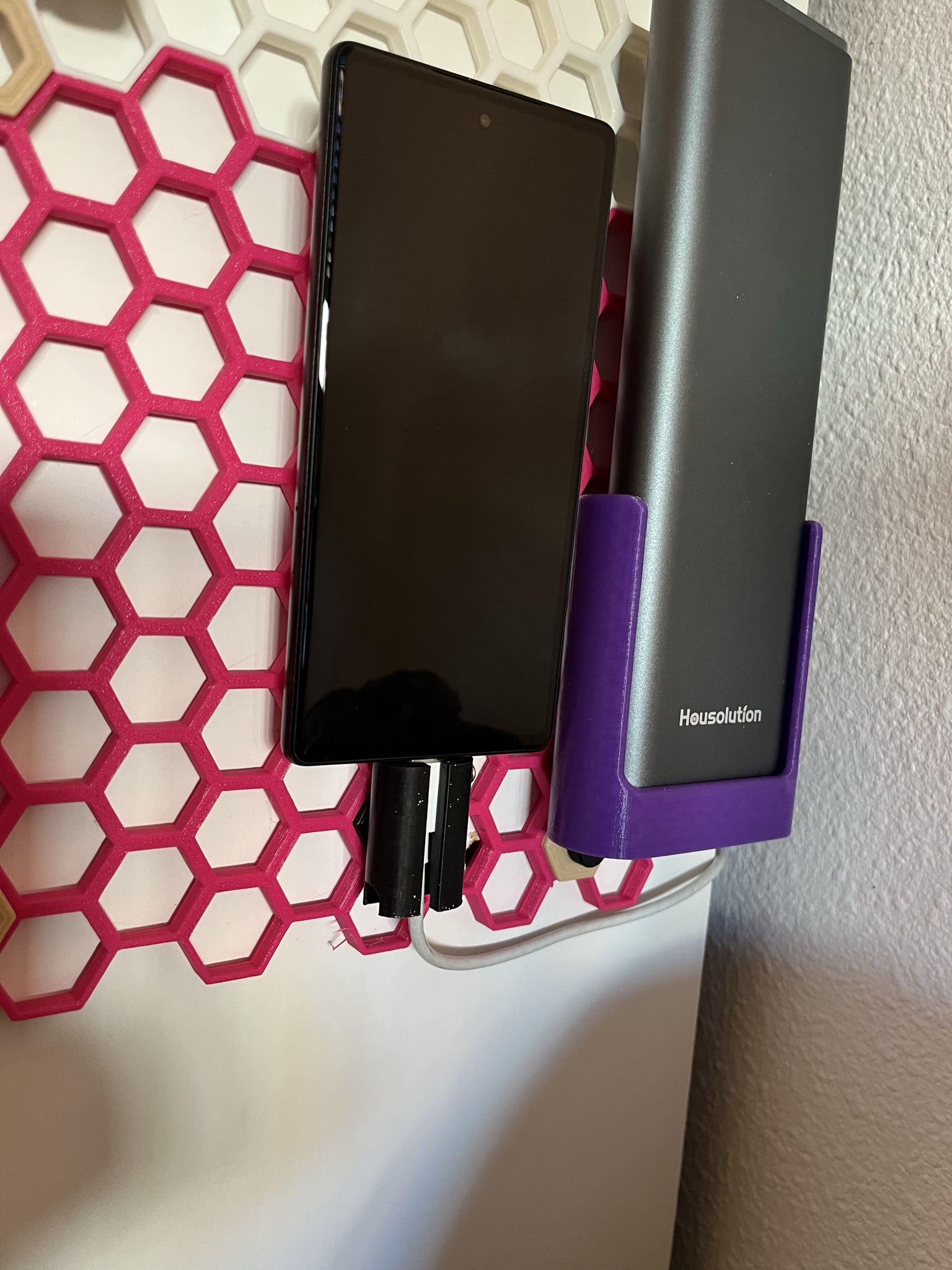 Honeycomb Storage Wall - USBC Power (Phone, Screwdriver, others) by ...
