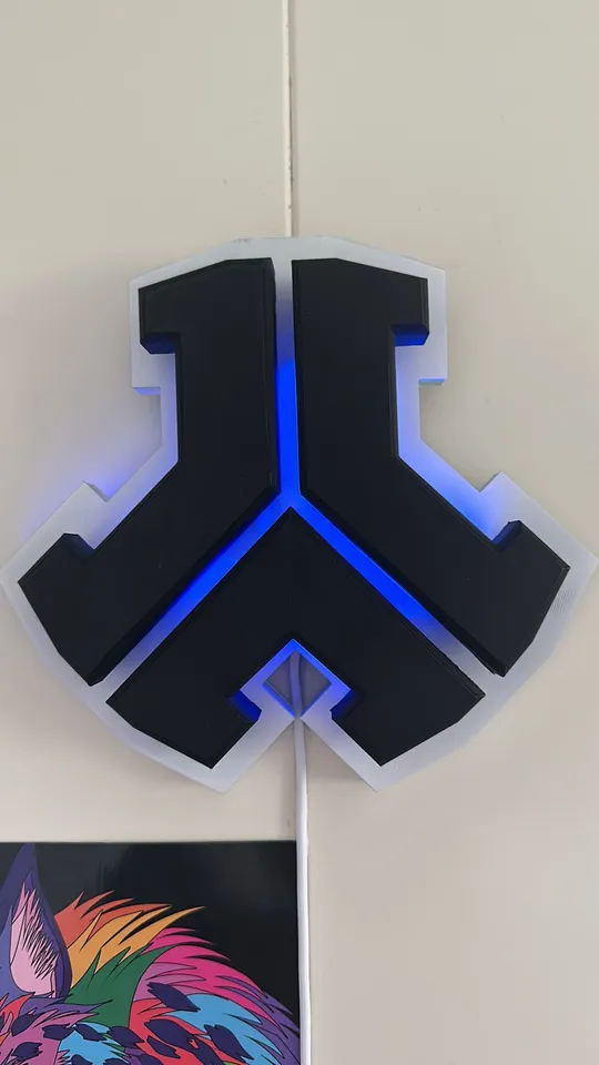 defqon logo lamp by dyen | Download free STL model | Printables.com