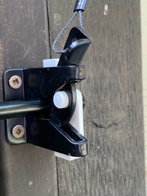Gate Latch Lock by edZed | Download free STL model | Printables.com