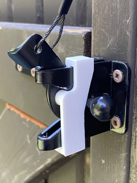 Gate Latch Lock by edZed | Download free STL model | Printables.com