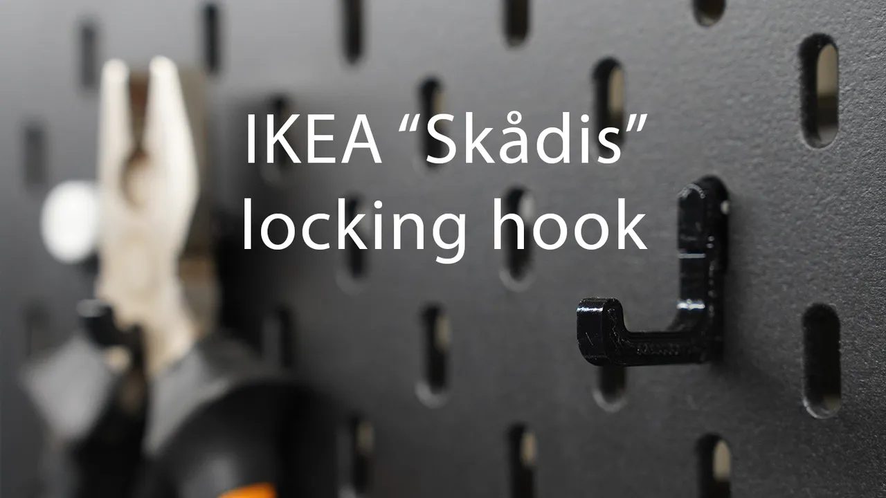 IKEA "Skådis / Skadis " pegboard accessories by makerunit | Download ...