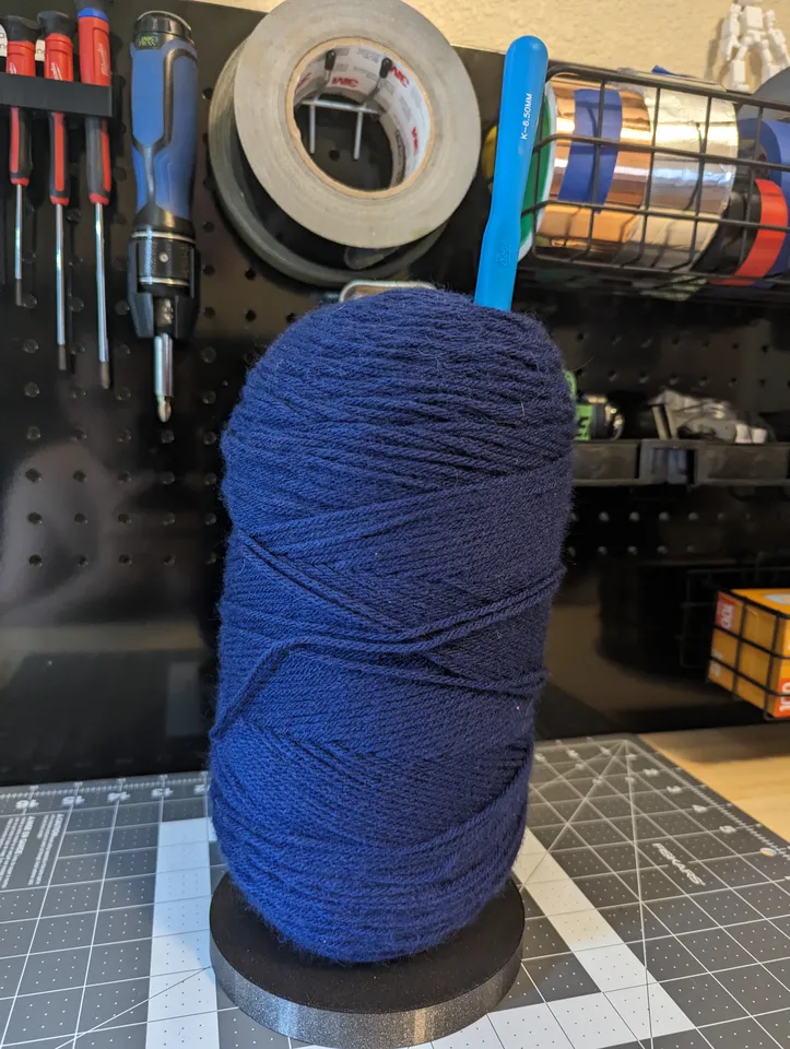 Knitting & Crochet Yarn Spool Holder by Constant_Tilt | Download free ...