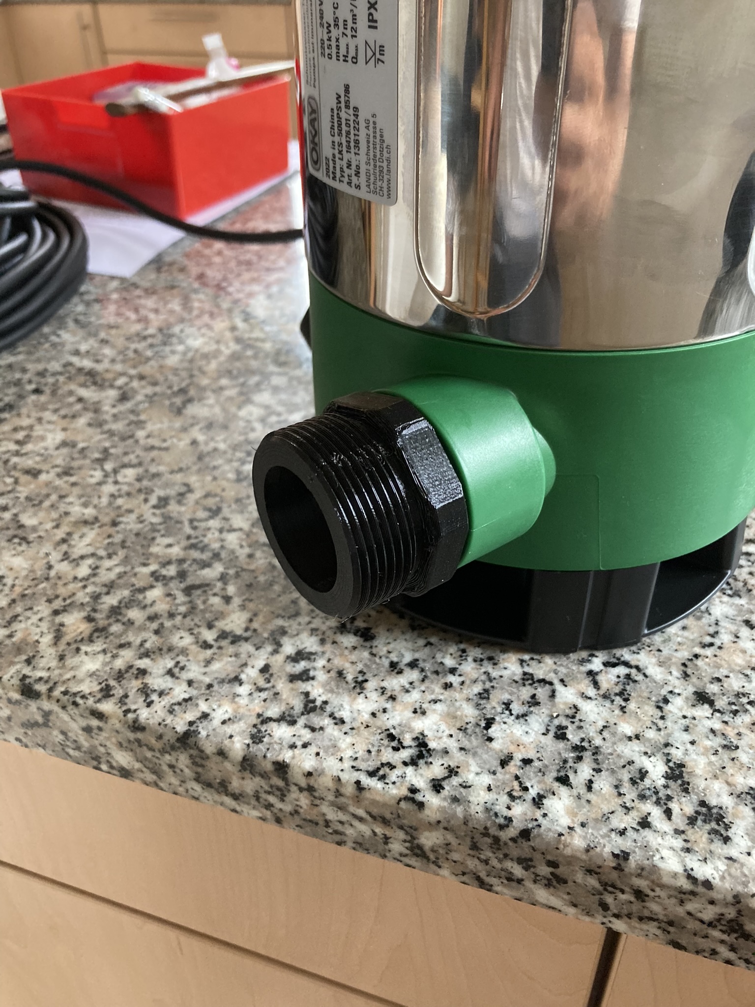 Greywaterpump thread adapter by Bojack Horseman | Download free STL ...