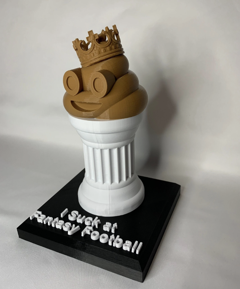 Fantasy Football Poop Trophy par Adam | Téléchargez gratuitement un ...