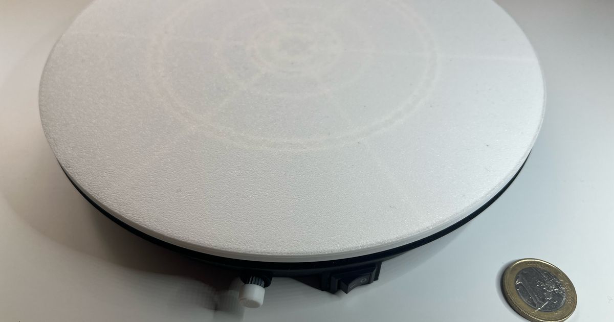 Simple 360° Rotary plate (optional motorized) by FunkyArt | Download ...