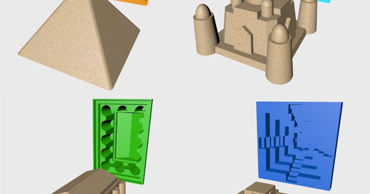 Sand monuments by Martin B | Download free STL model | Printables.com