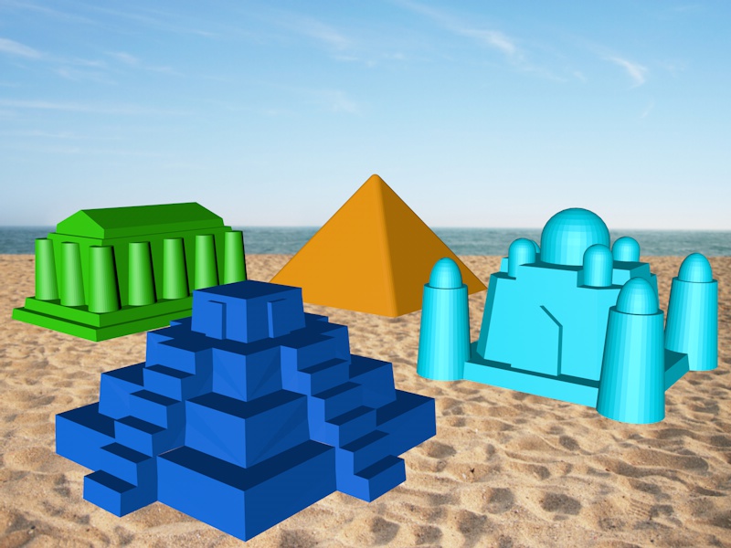 Sand monuments by Martin B | Download free STL model | Printables.com