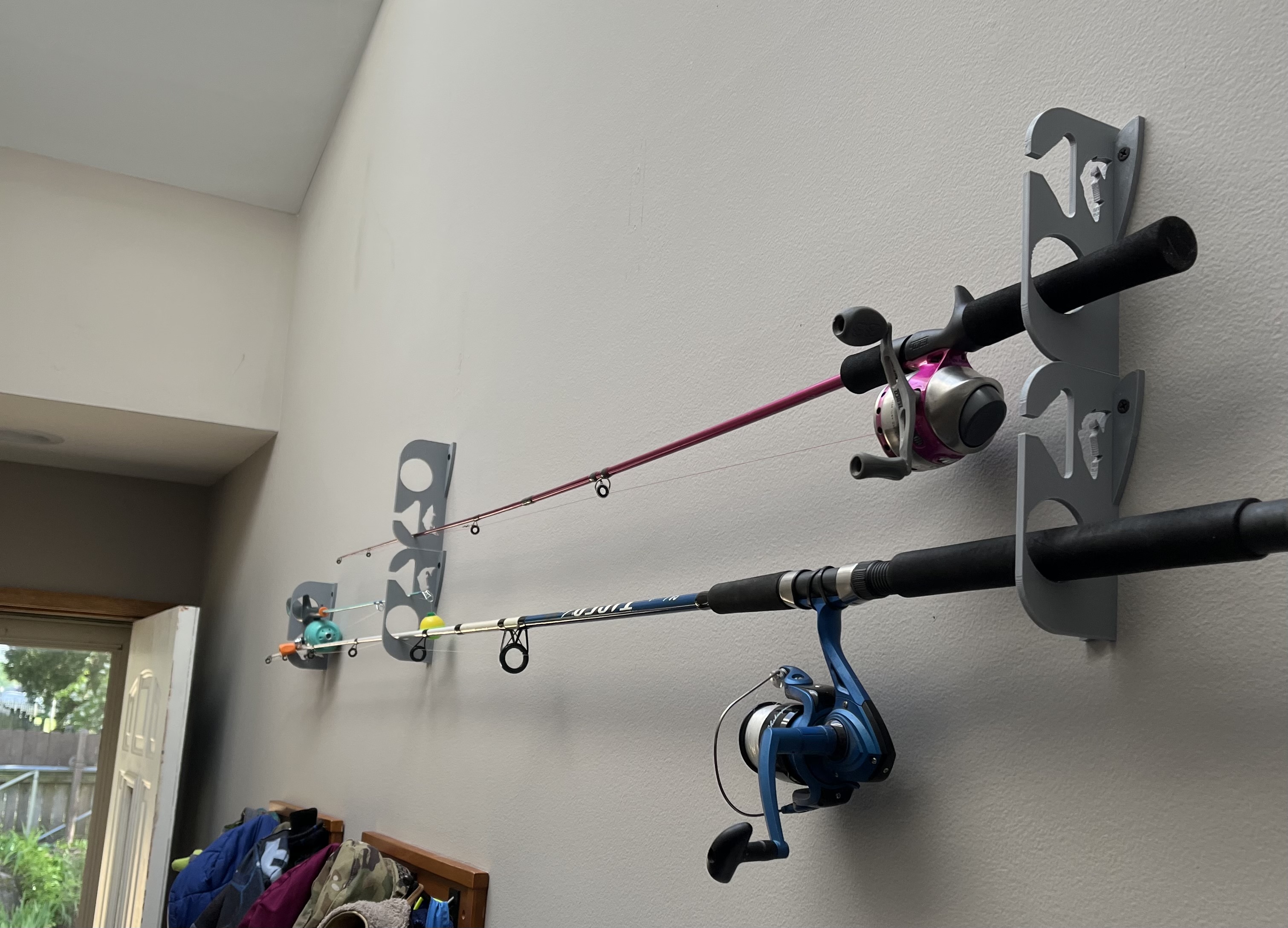 Fishing Rod Wall Hanger by zBoat0124 | Download free STL model ...