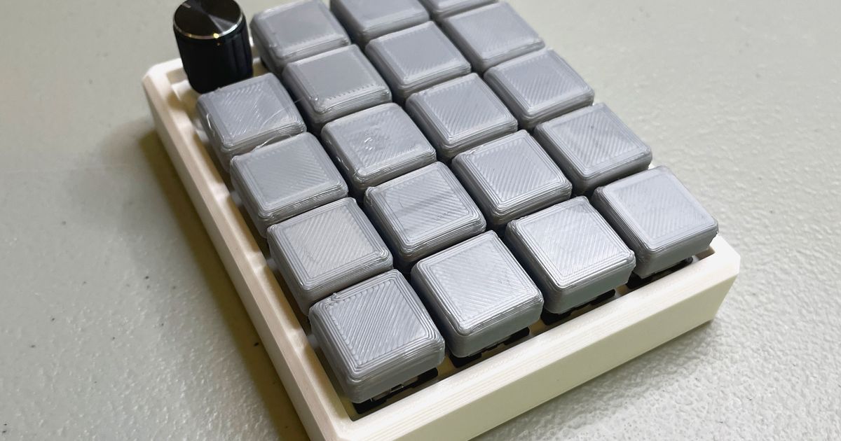 Number Pad Case V2 by Tiny Boat | Download free STL model | Printables.com