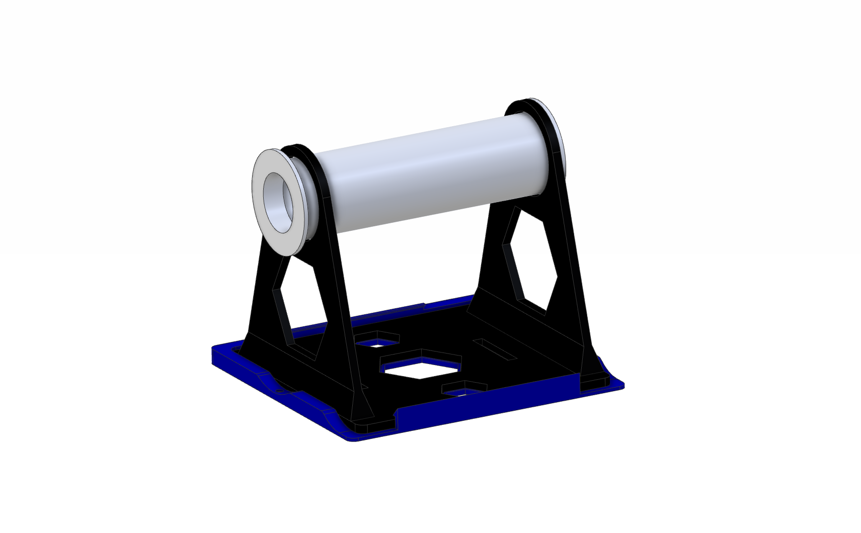 Filament Roller and Storage with Locking Baseplate by WeekdayWeekend ...
