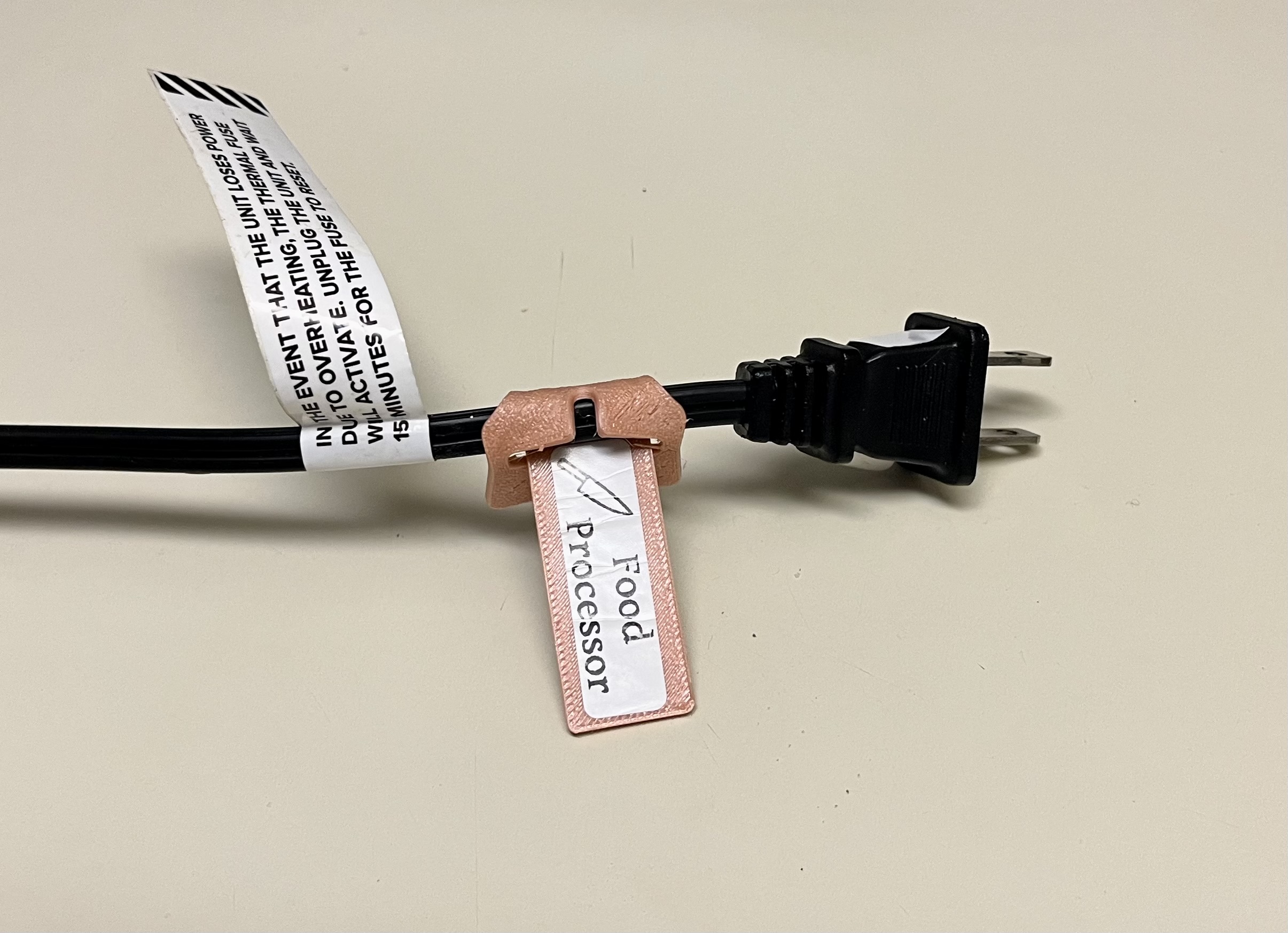 Cable Label by easai | Download free STL model | Printables.com