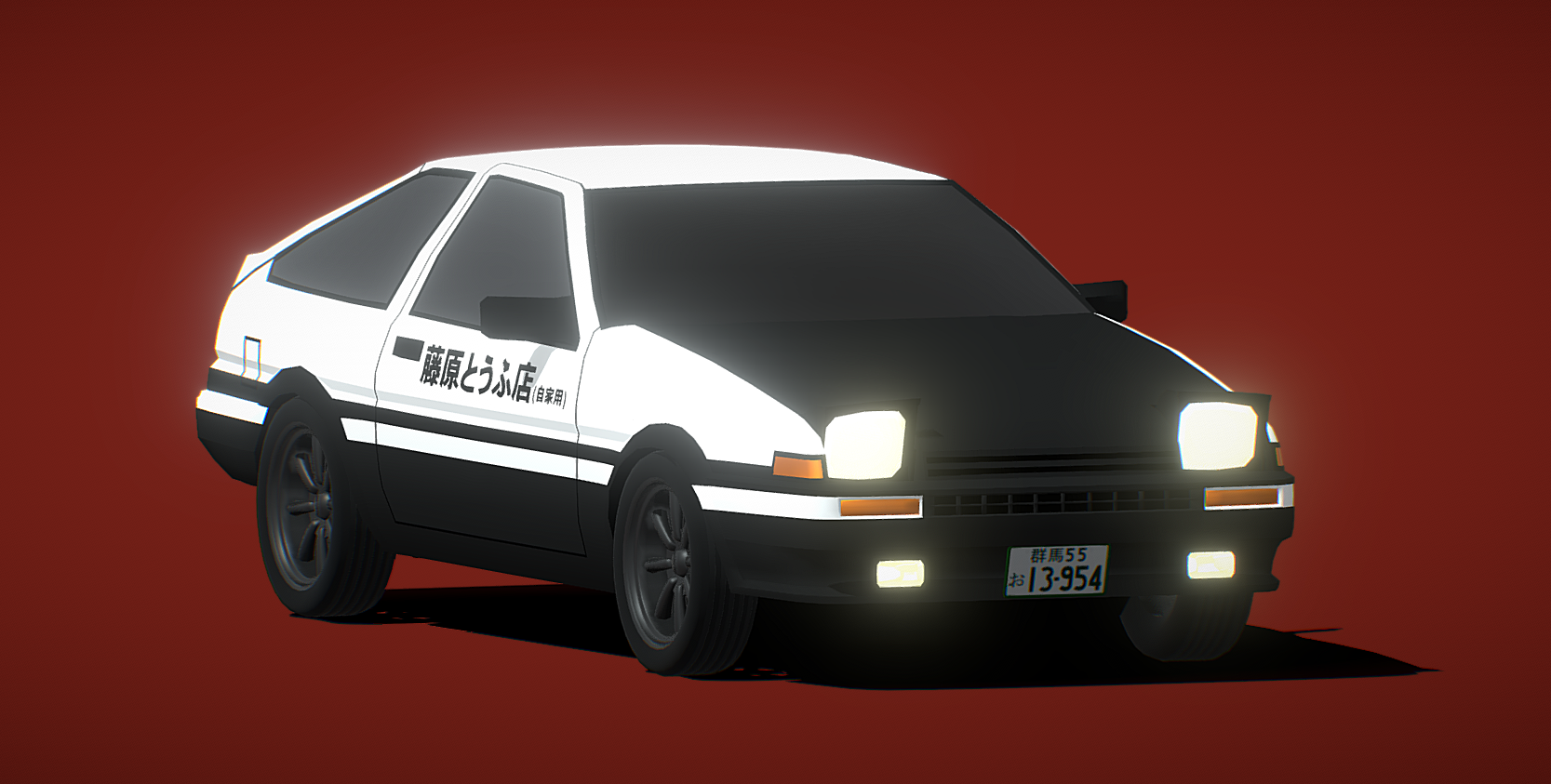 AE86 Toyota Corolla Trueno by Manifold3D | Download free STL model ...